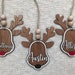 Personalized Reindeer Ornament, Wooden Reindeer, Kids Ornaments - Etsy