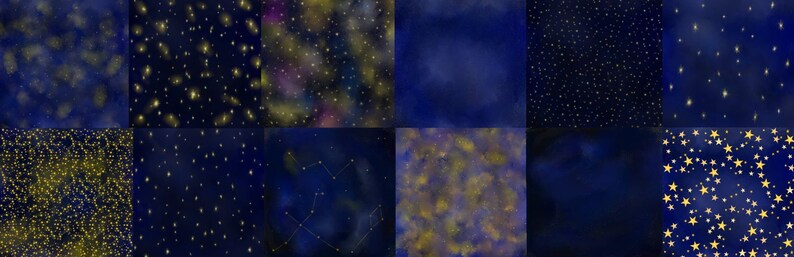 Celestial Stars Papers, Galaxy Stars Backgrounds, Space Texture ...