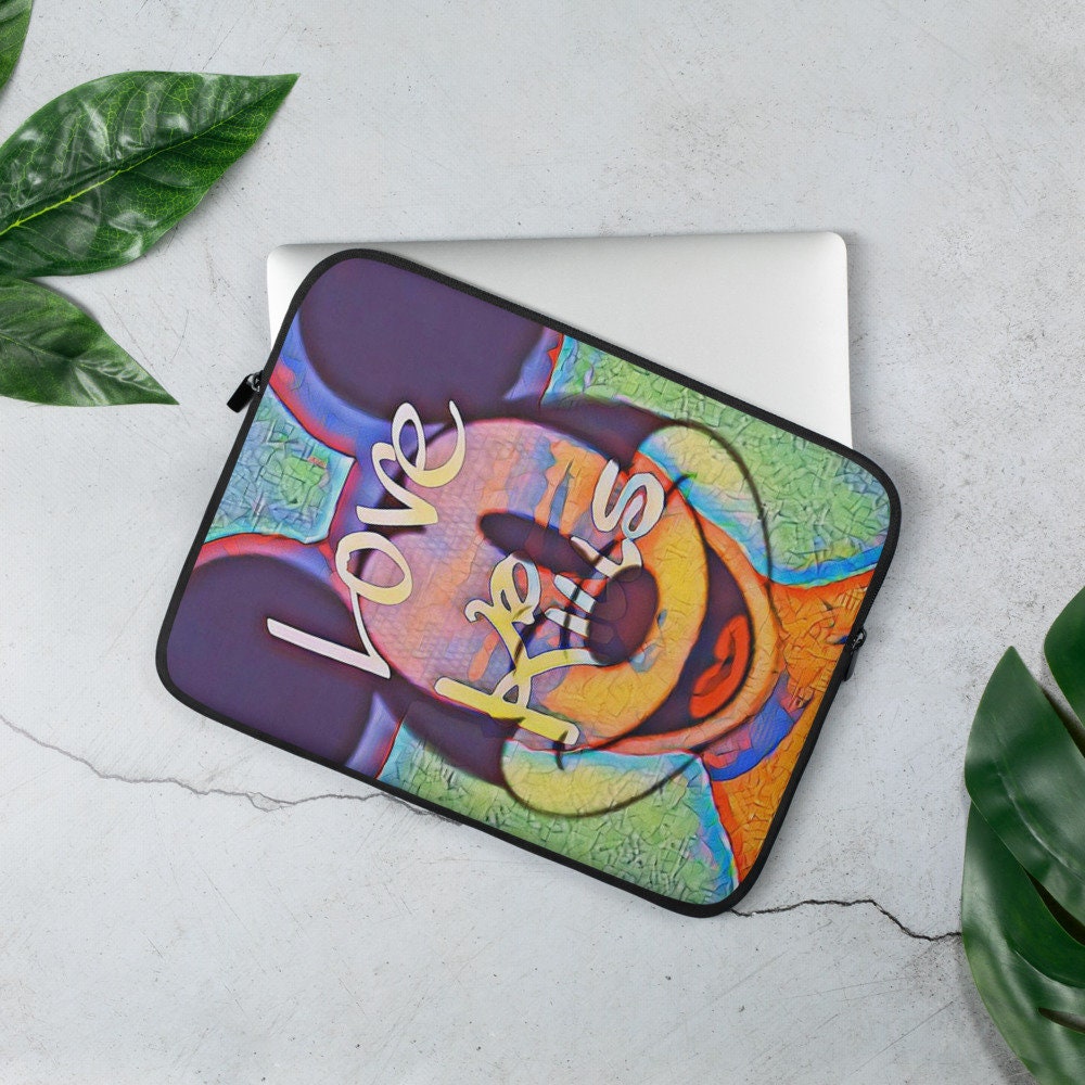 Funky Cool Cool Cartoon Laptop Sleeve With Love Art - Etsy UK