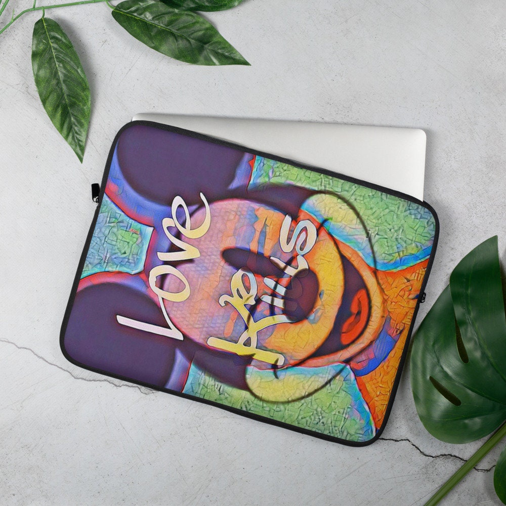 Funky Cool Cool Cartoon Laptop Sleeve With Love Art - Etsy UK