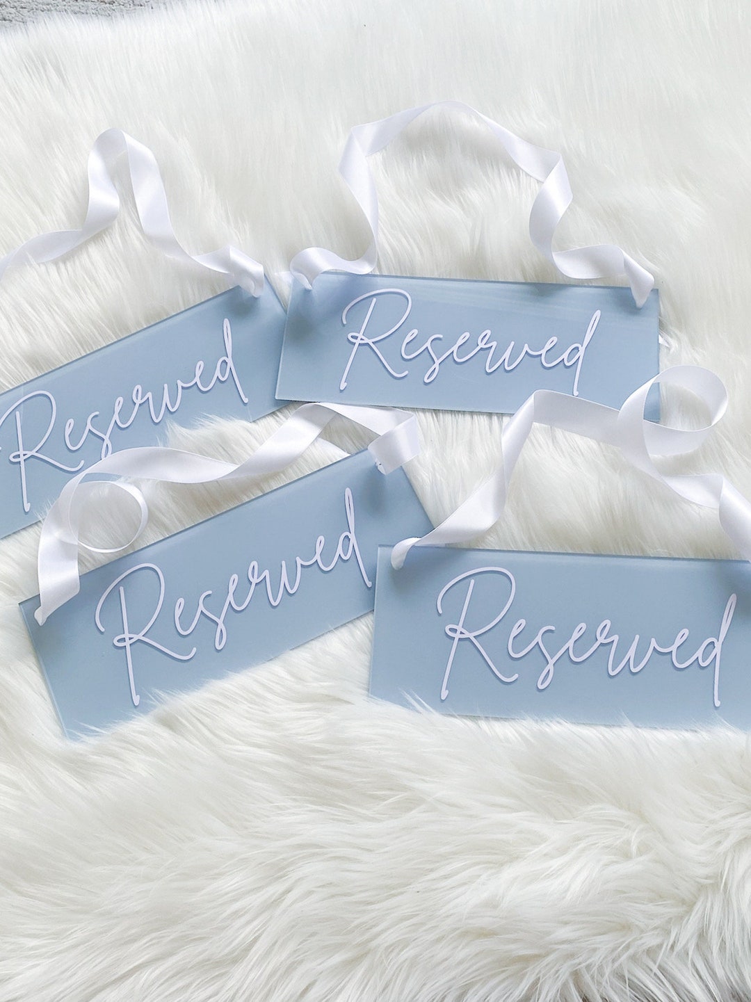 This Row is Reserved Sign for Wedding Ceremony, This Seat is Reserved ...