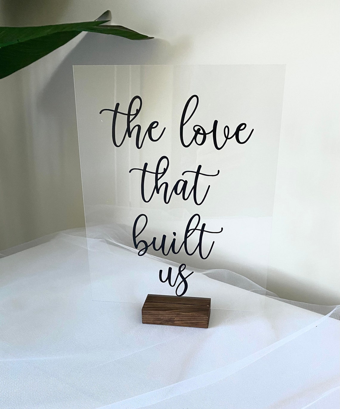 The Love That Built Us Wedding Decor Sign Wedding Day Verse - Etsy