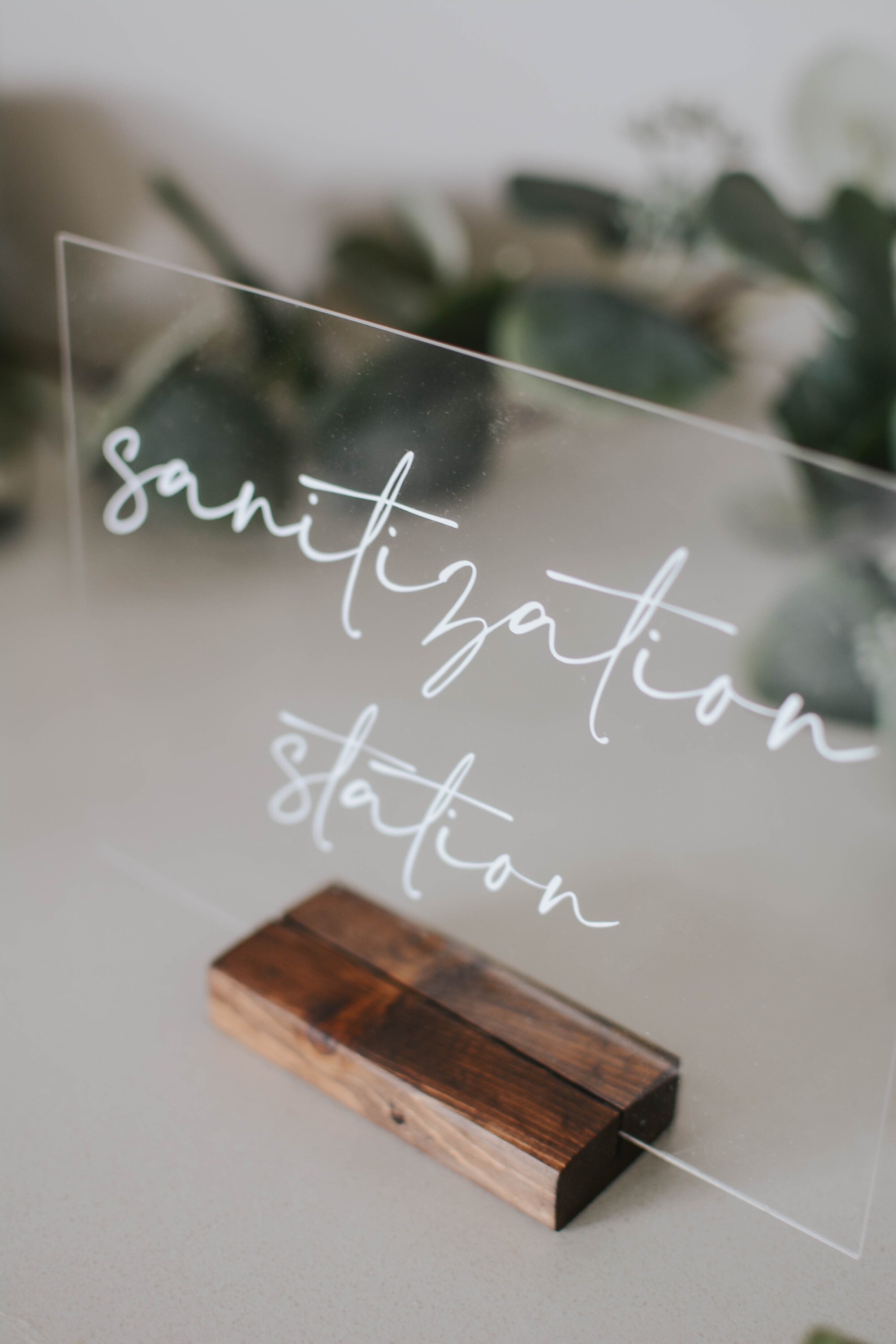 Sanitization Station Sign Sanitization Acrylic Sign Spread - Etsy
