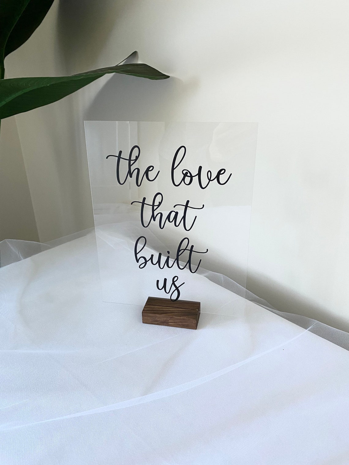 The Love That Built Us Wedding Decor Sign Wedding Day Verse - Etsy