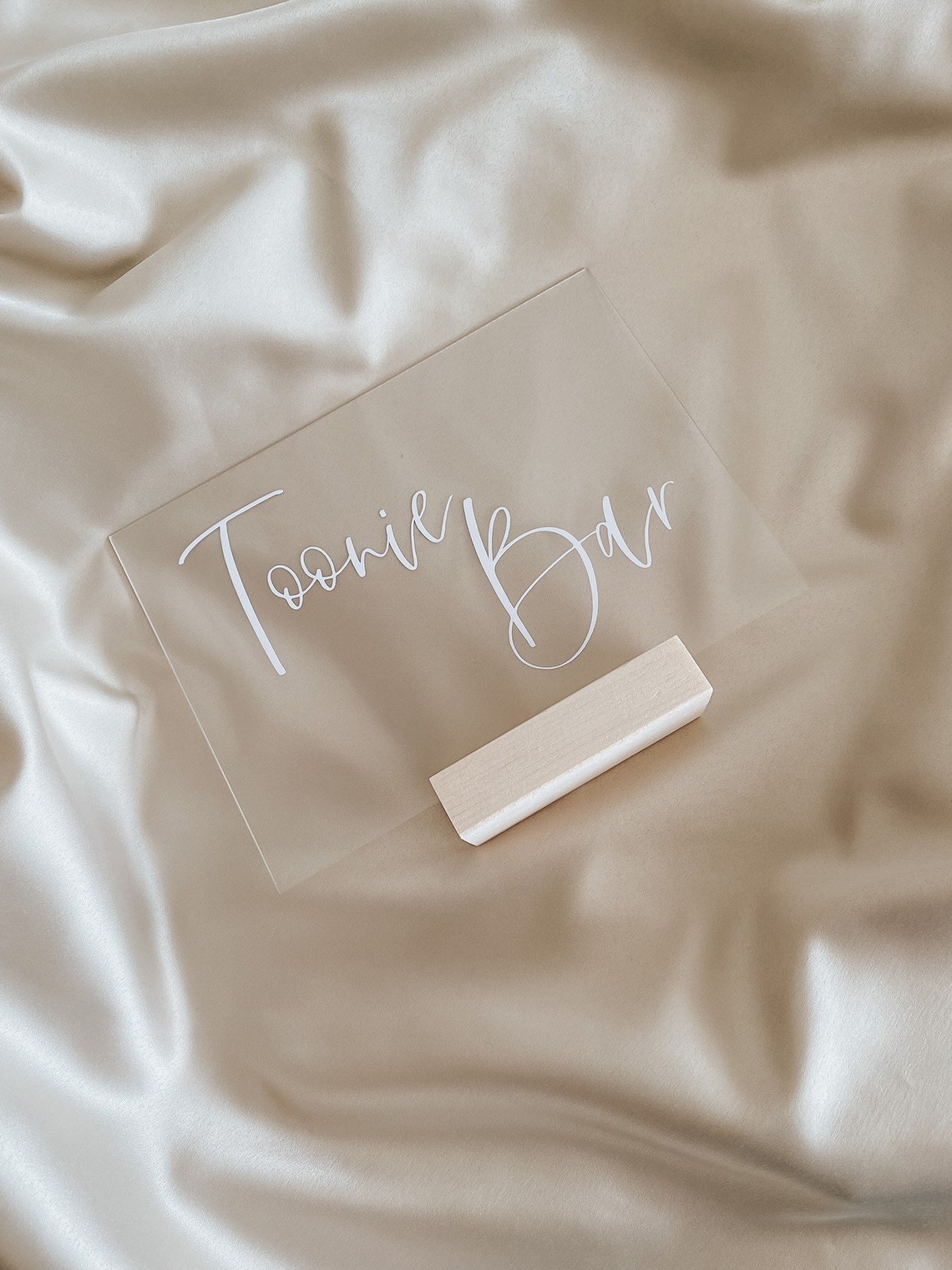 Acrylic Toonie Bar Sign for Wedding Acrylic Bar Sign Open - Etsy
