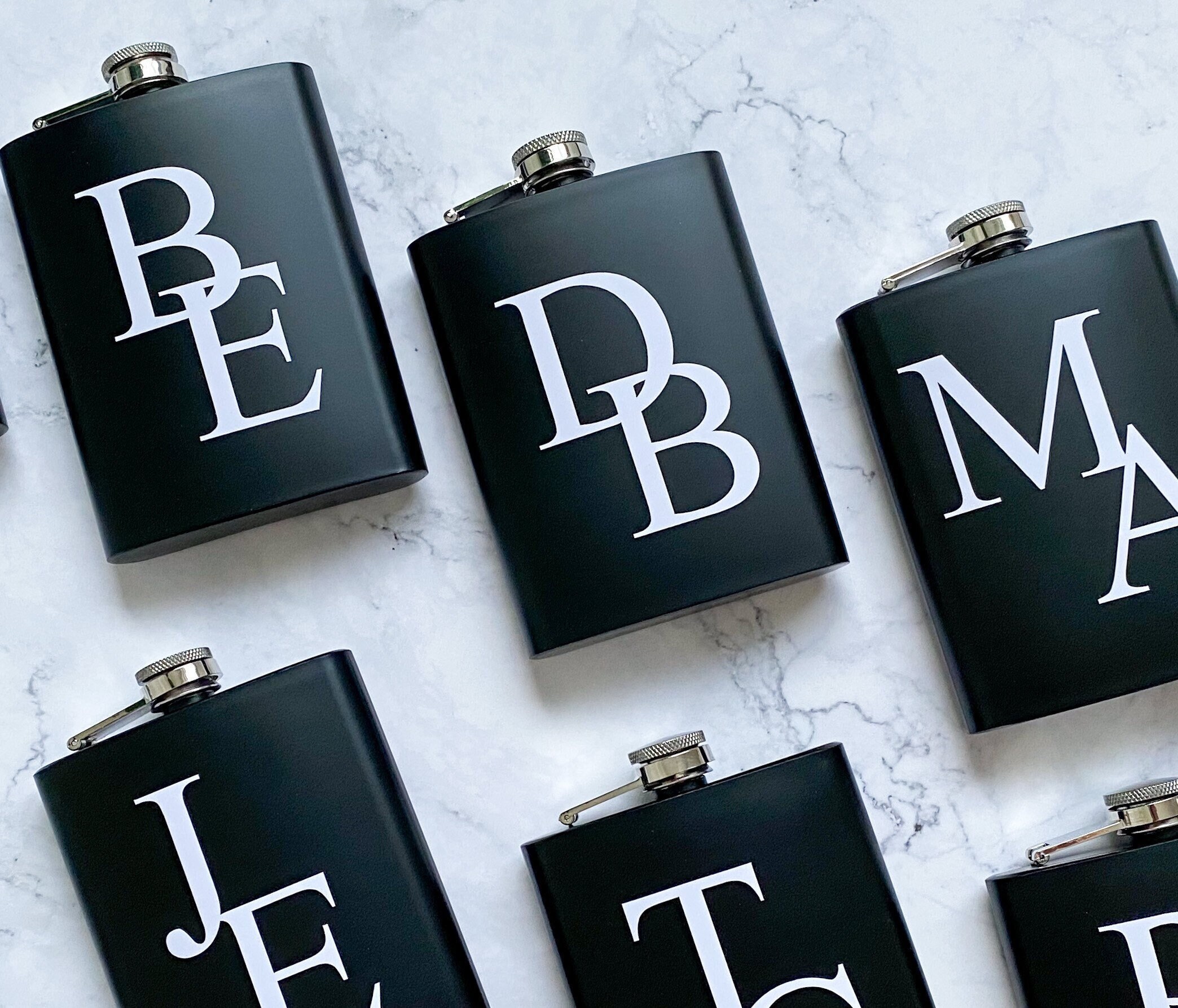 Personalized Flask DECAL ONLY for Groomsmen Gifts, Gift Father Day Gift ...