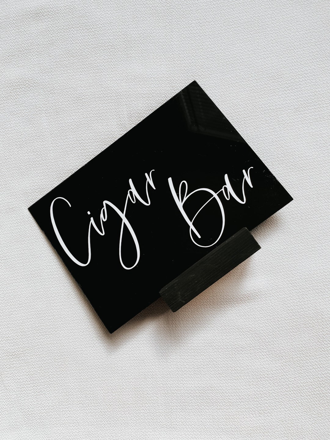 Cigar Bar Sign, Wedding Bar Sign, Wedding Decor Sign, Acrylic Reception ...