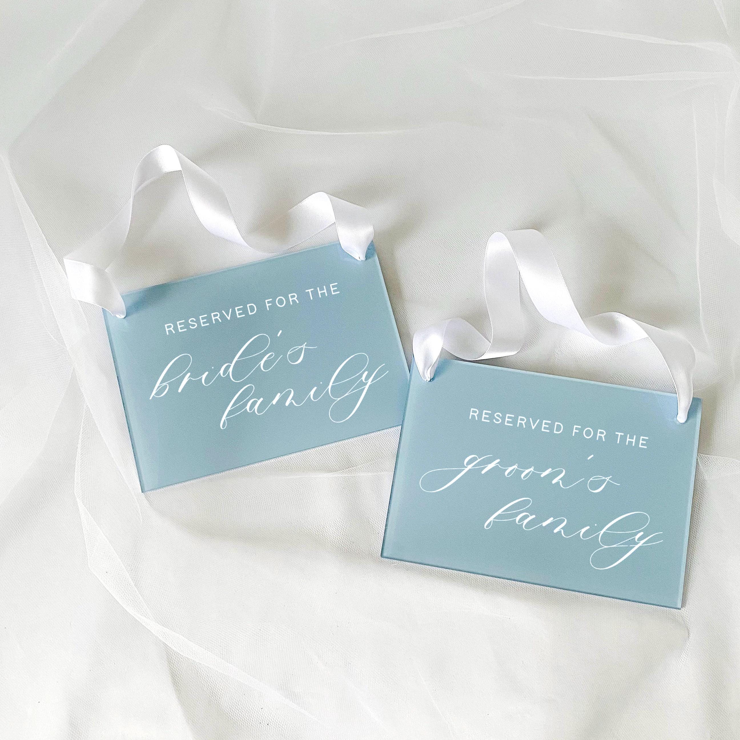 This Seat is Reserved Sign for Wedding Ceremony, This Row is Reserved ...