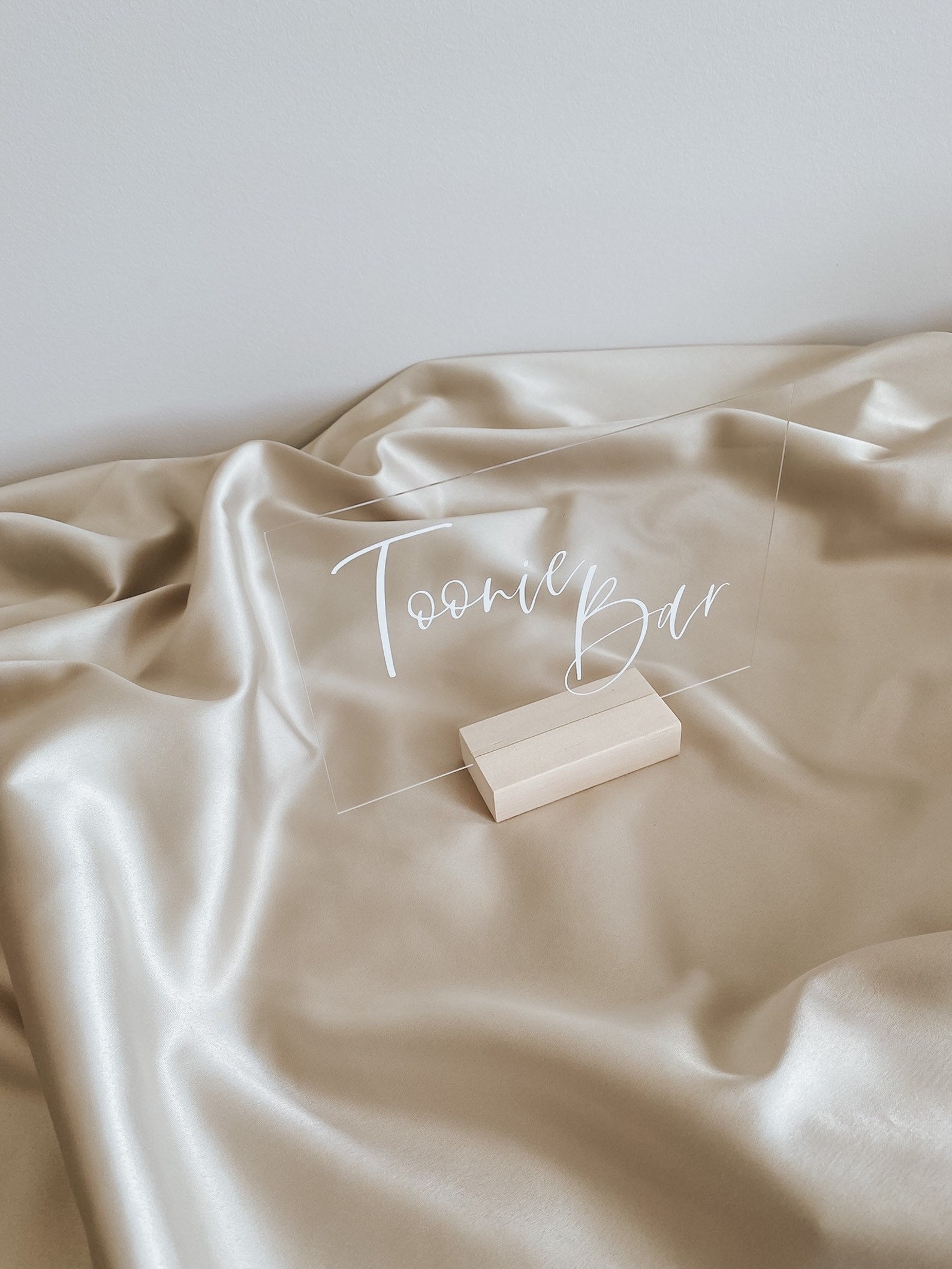 Acrylic Toonie Bar Sign for Wedding Acrylic Bar Sign Open - Etsy