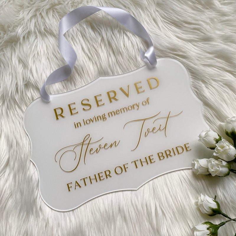 Memorial Table Sign - Etsy