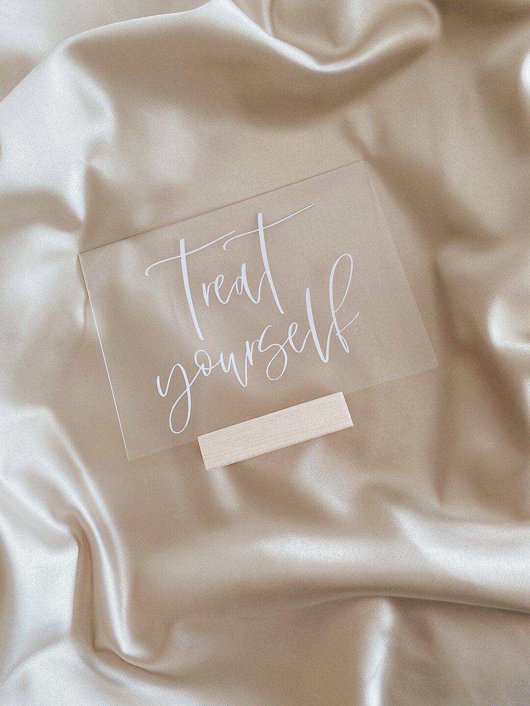 Acrylic Treat Yourself Sign, Love is Sweet Sign, Candy Bar Sign ...