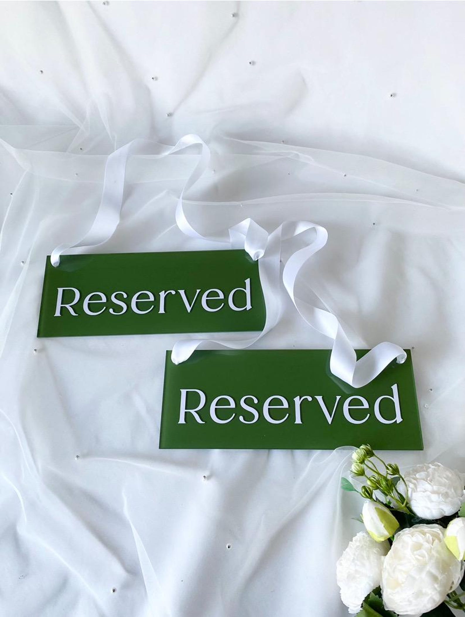 This Row is Reserved Sign for Wedding Ceremony, This Seat is Reserved ...