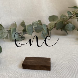 Wedding Table Numbers Acrylic Table Numbers Wedding Table | Etsy