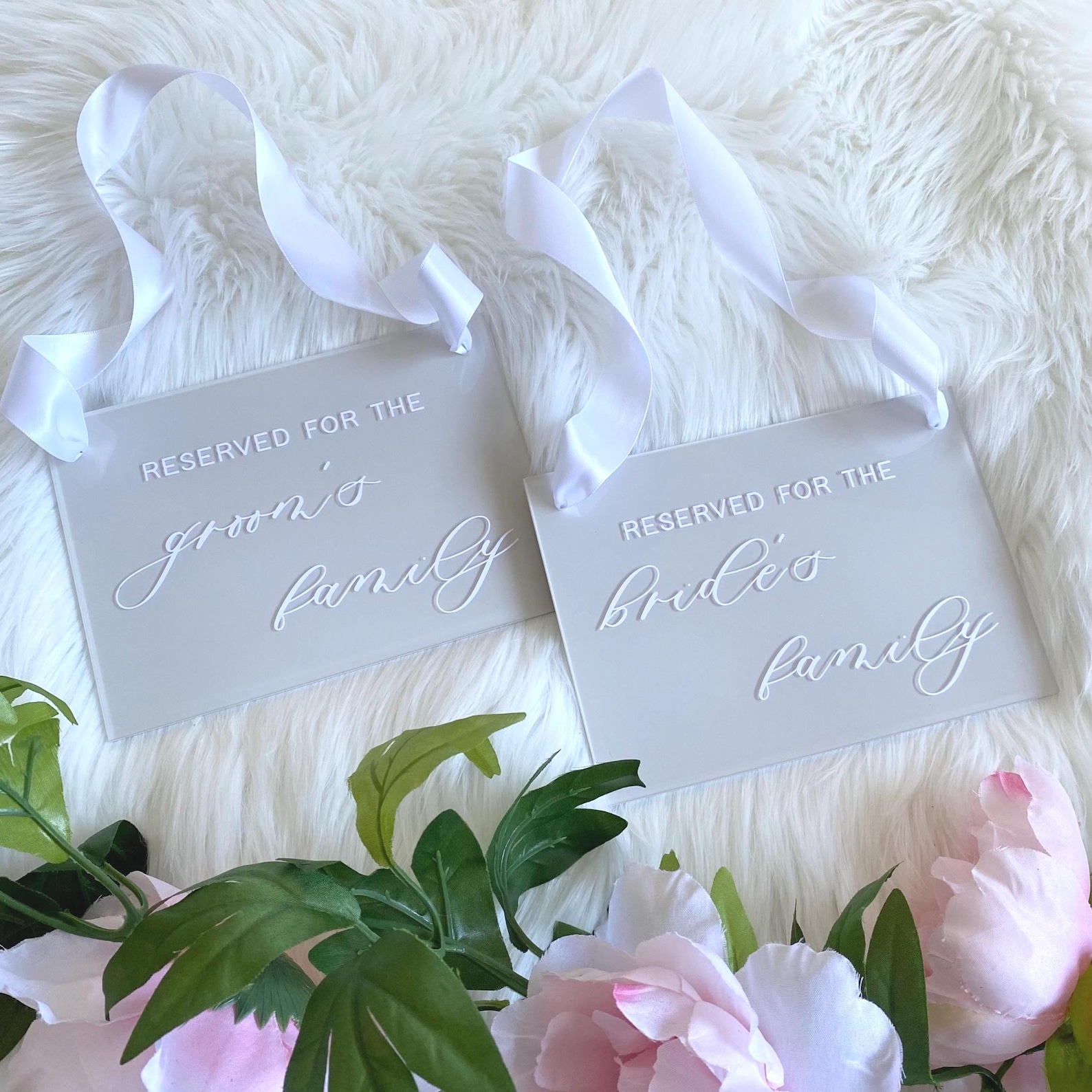 This Seat is Reserved Sign for Wedding Ceremony, This Row is Reserved ...