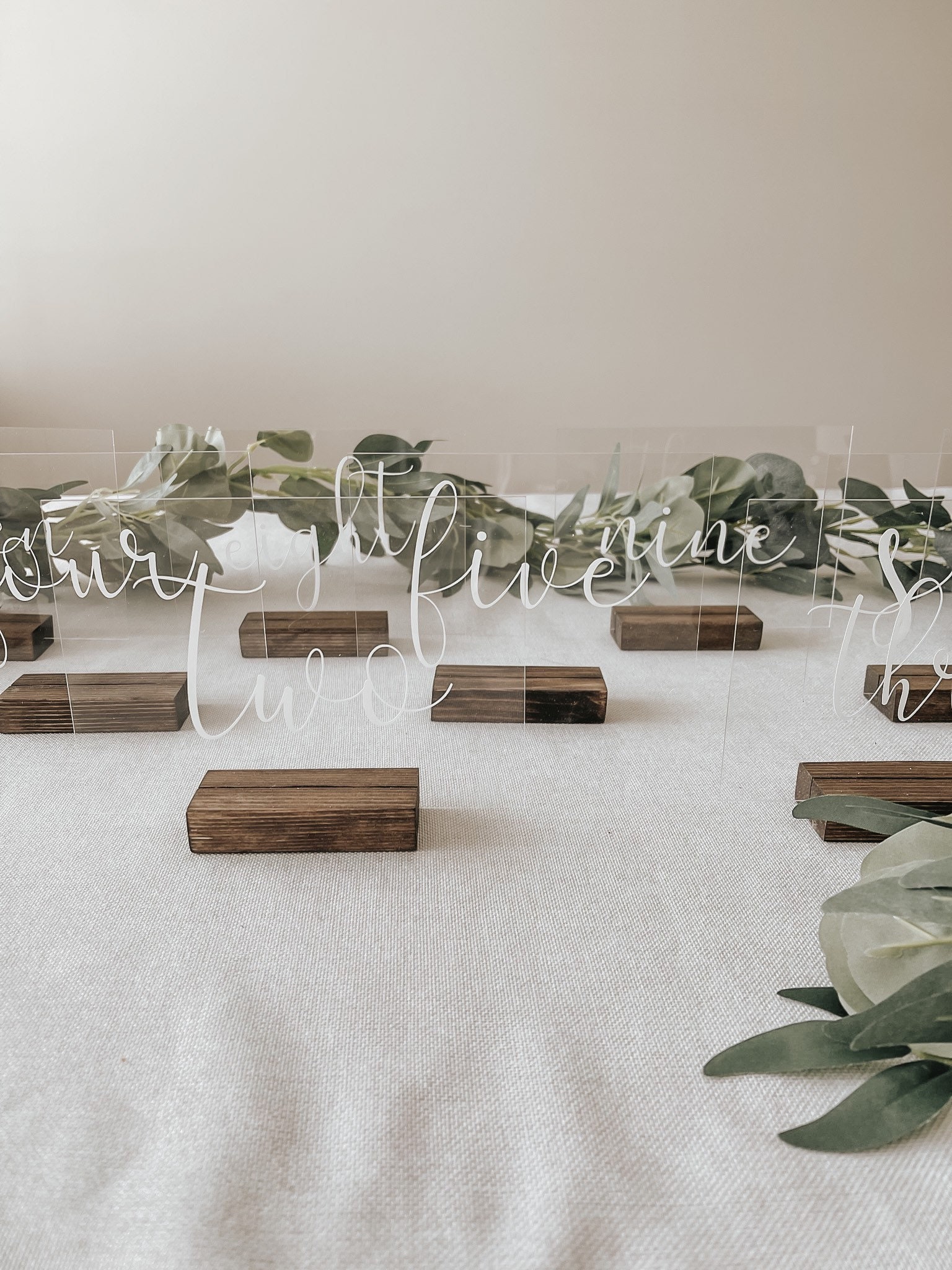 Wedding Table Numbers Acrylic Table Numbers Wedding Table - Etsy Canada
