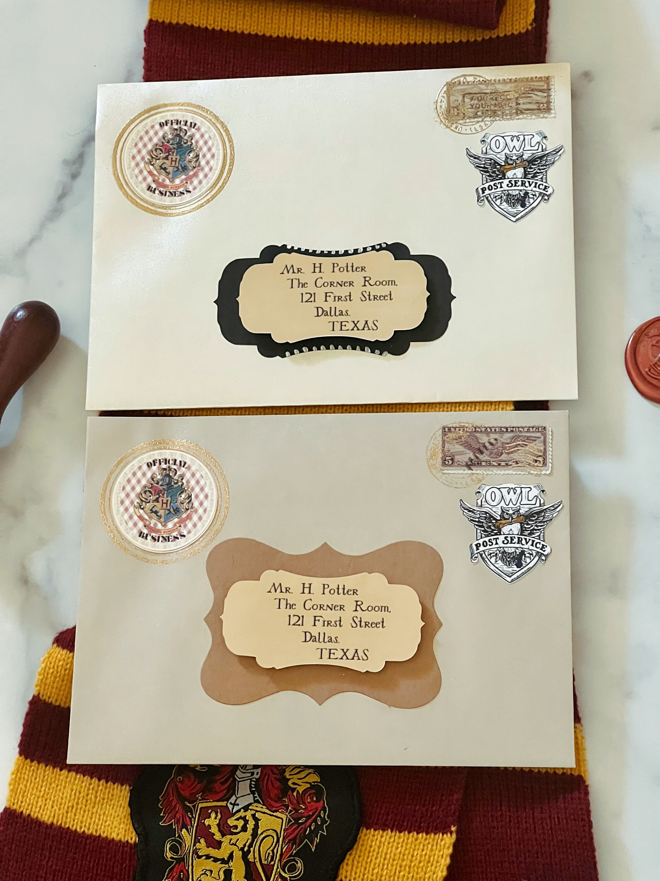 Personalized Wizard Witch School Mail Magical Envelope for Acceptance ...