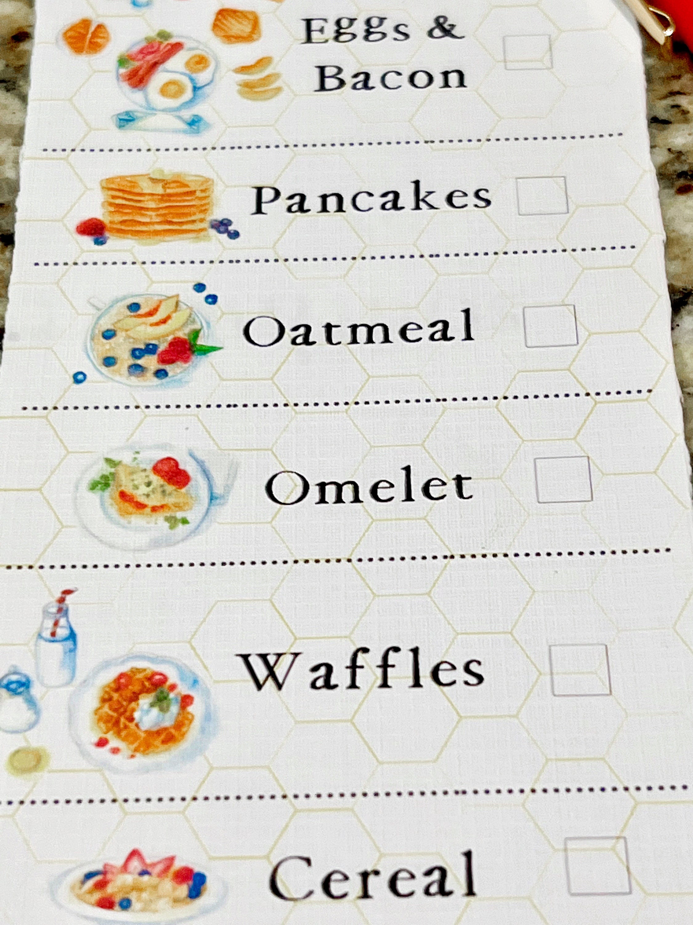 Gourmet Printable Breakfast Menu || Instant Download - Etsy