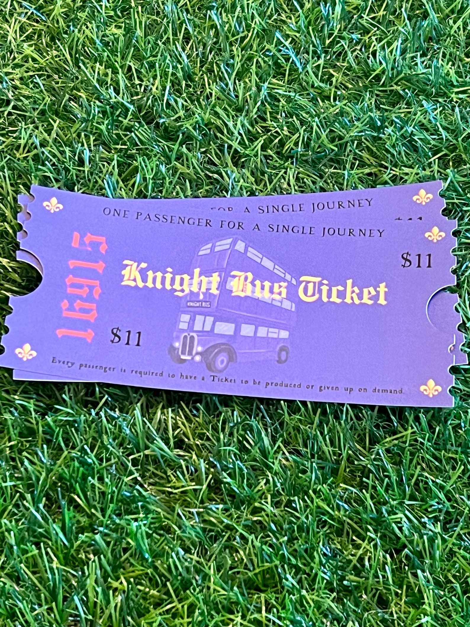 Wizard Bus Ticket, Magical Transportation Printable (PNG & PDF) - Etsy