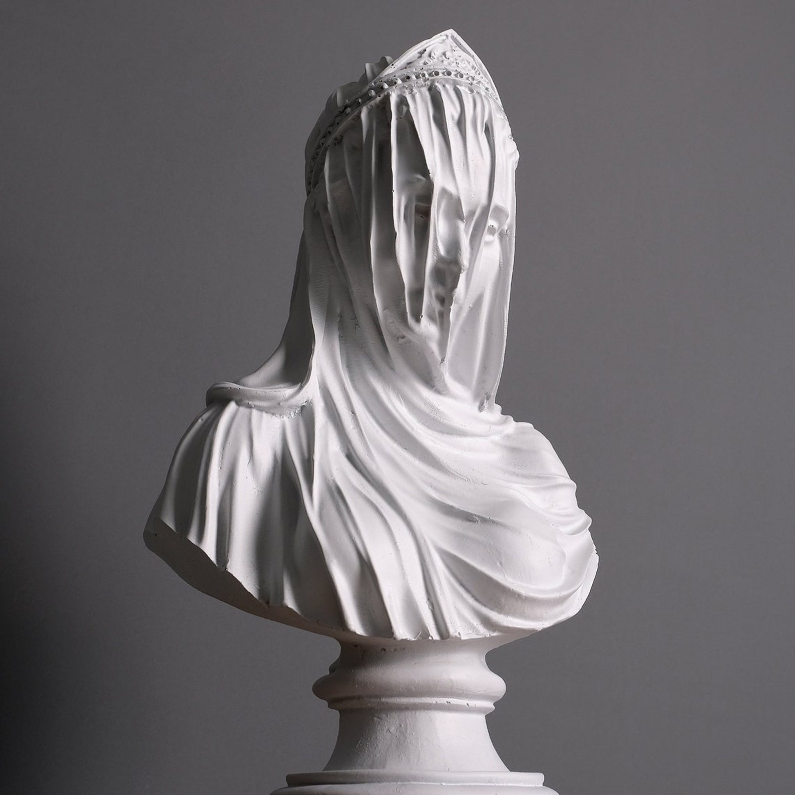 The Veiled Virgin Statue Veiled Lady Statue Home Decoration - Etsy