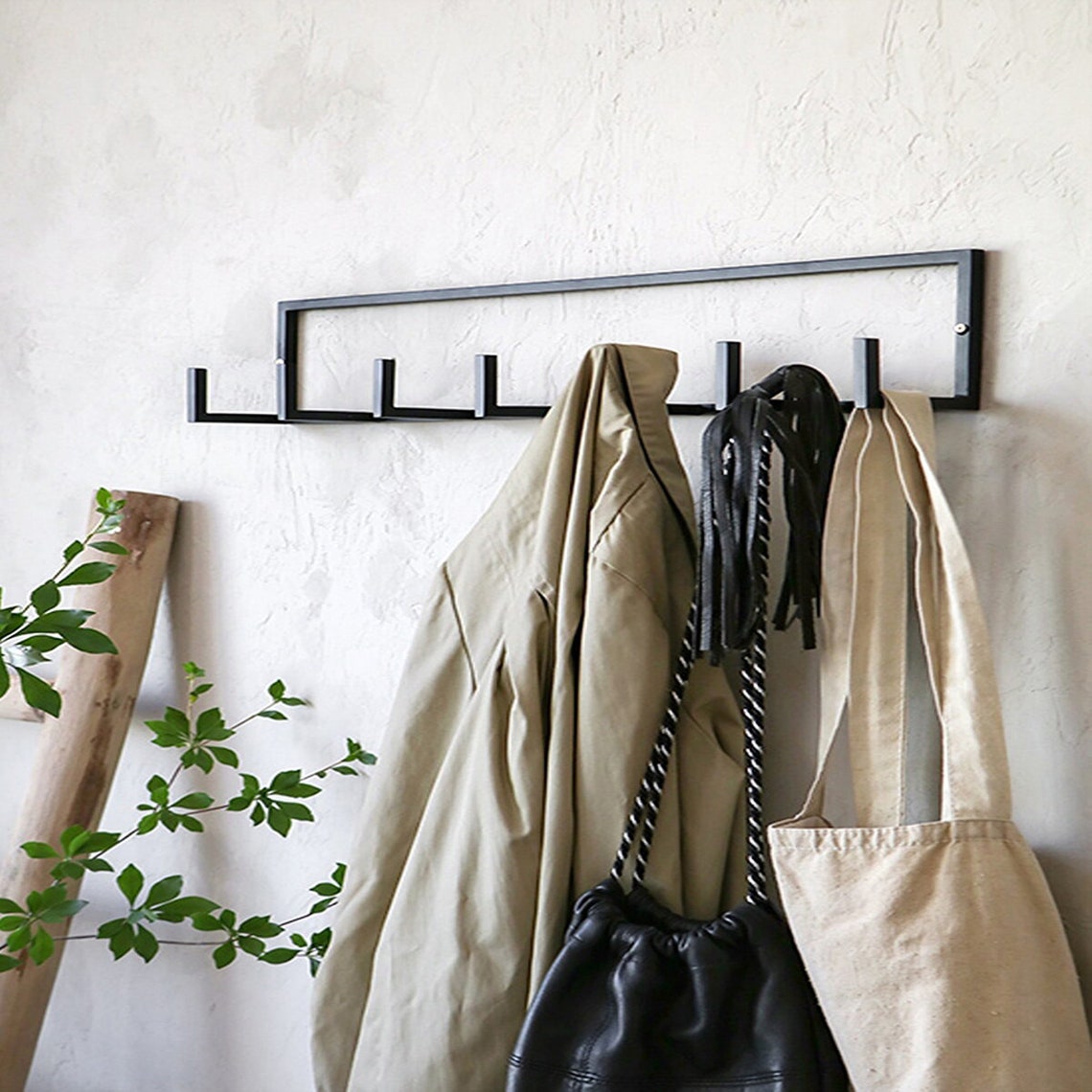 Modern Wall Coat Rack metal Wall Art for Entryway Coat - Etsy Canada
