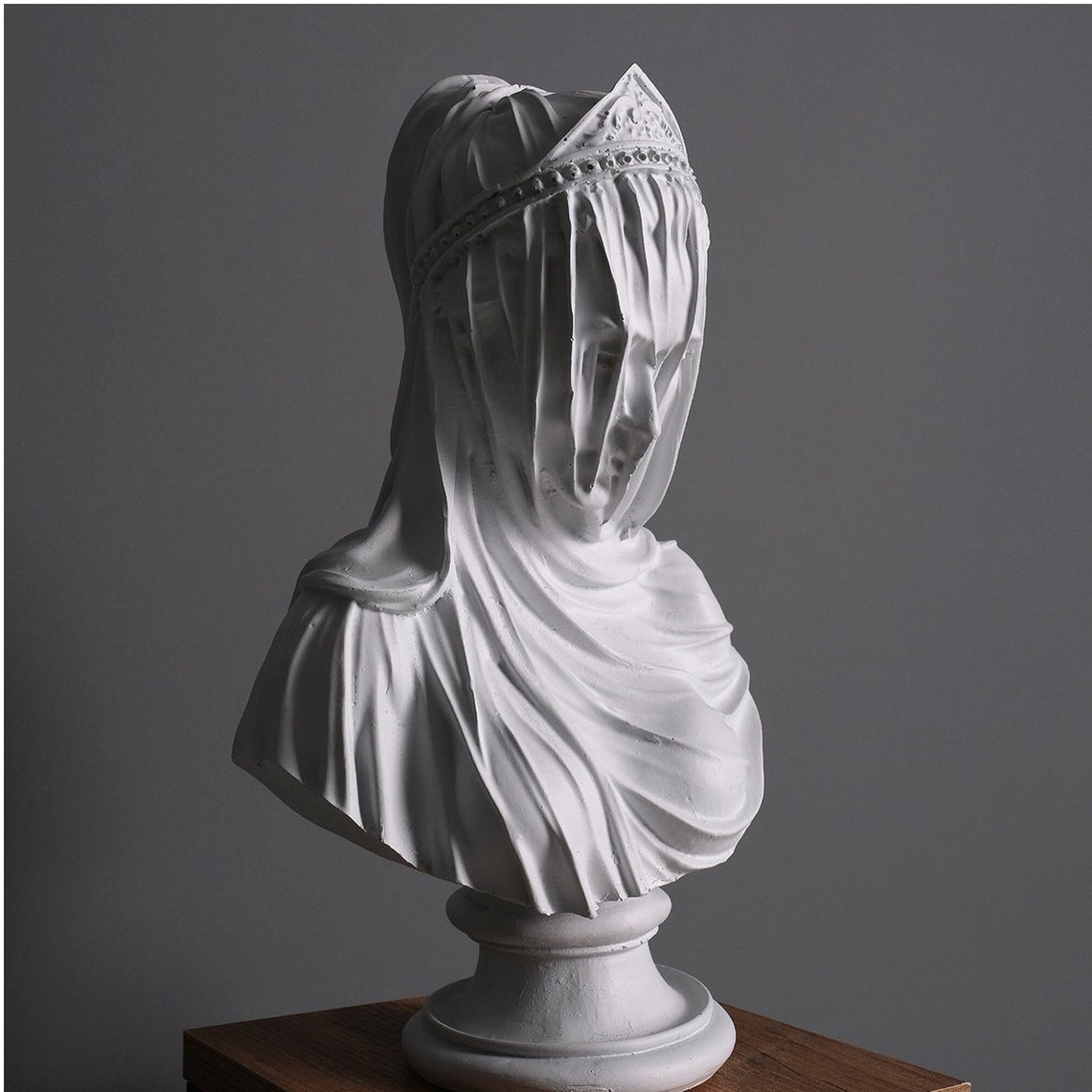 The Veiled Virgin Statue Veiled Lady Statue Home Decoration - Etsy