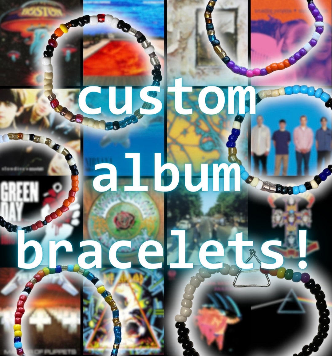 CUSTOM ALBUM BRACELET - Etsy