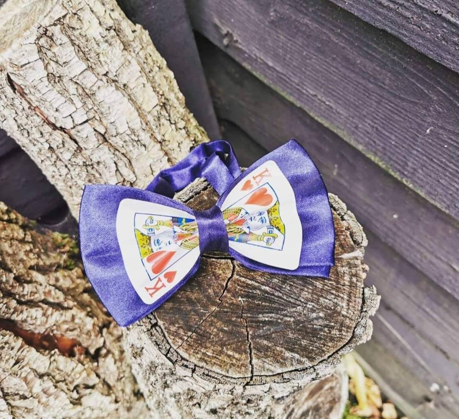 Playing Card Bow Tie, Dicky Bow, Playing Card, Queen of Hearts, Alice ...