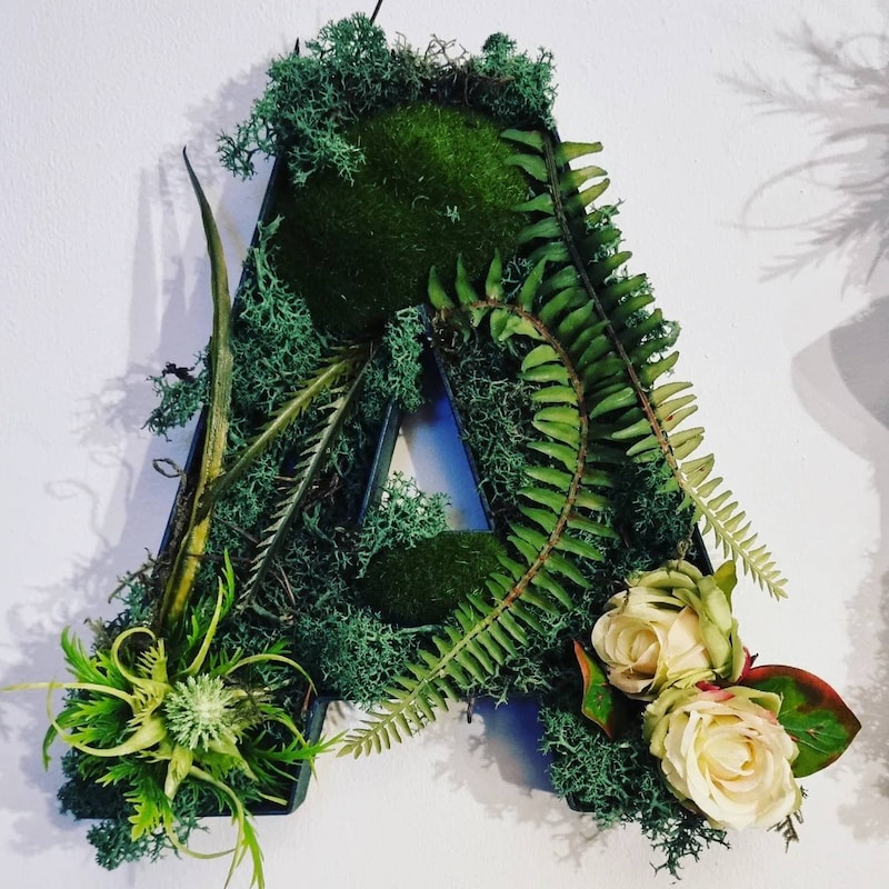 Moss Letter - Etsy