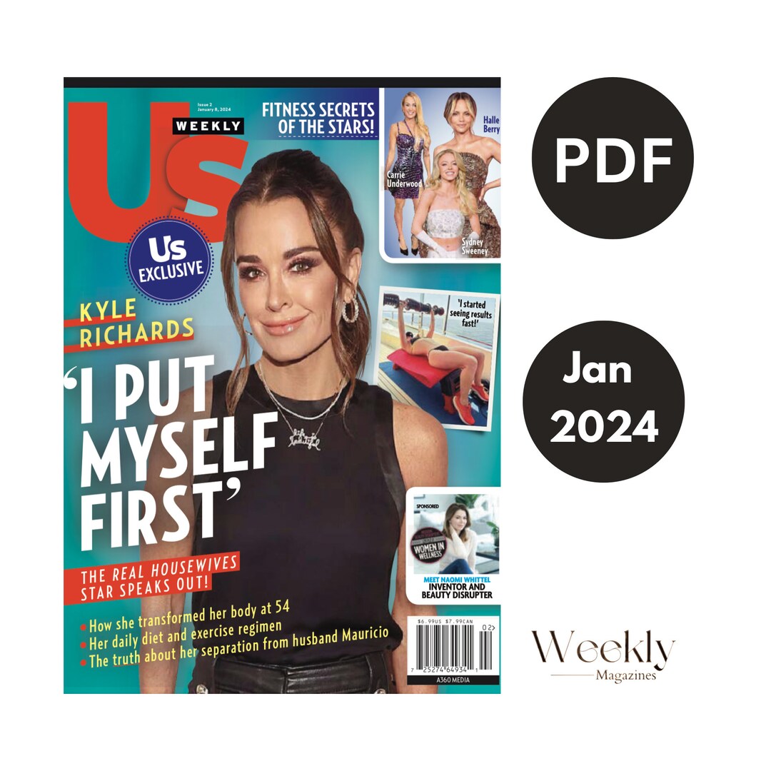 US Weekly January 2024 Magazine Issue America's Best Seller Magazine ...