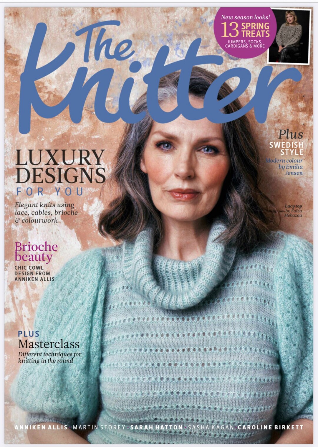 The Knitter Issue 201, 2024 Magazine Issue Best Seller Knitting ...