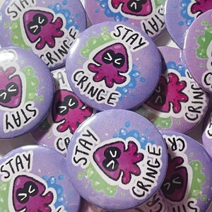 Stay Cringe Fandom Badges - Etsy