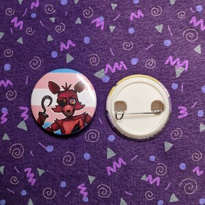 FNAF Pride Button Badges - MORE Flags + Characters! - Etsy