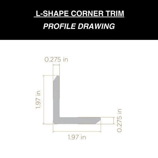 Composite Corner L-trim (16 FT) - Etsy