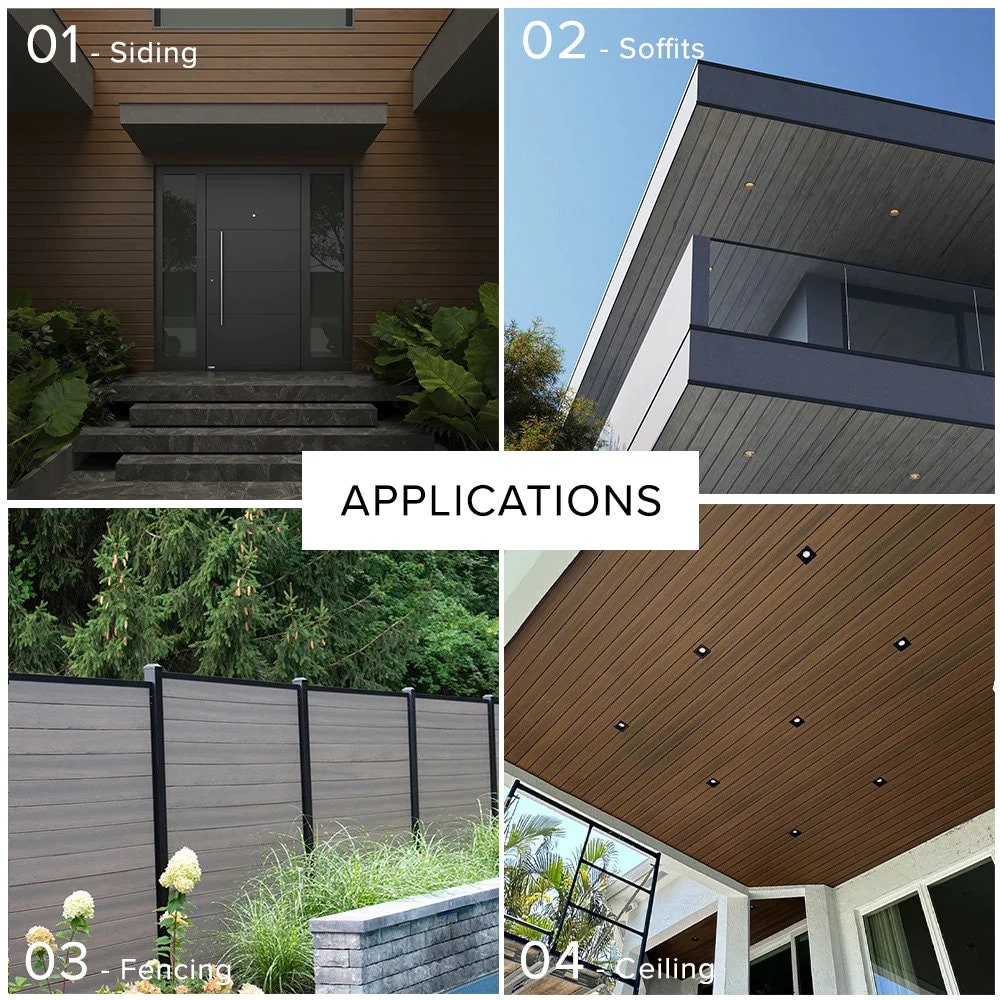 Composite Plank Exterior Cladding (21.2 SF) - Etsy