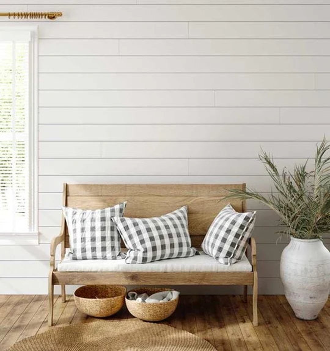 Primed White Wood Shiplap Boards (25 SF) - Etsy