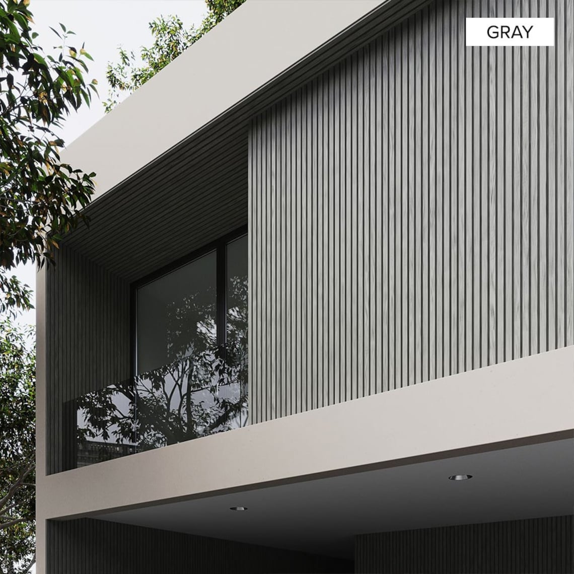 Composite Wide Slat Exterior Cladding 21 SF - Etsy