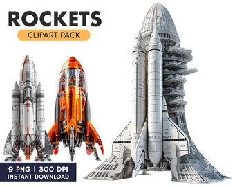 Space and Planets Clipart Astronaut Commercial Use Graphics - Etsy