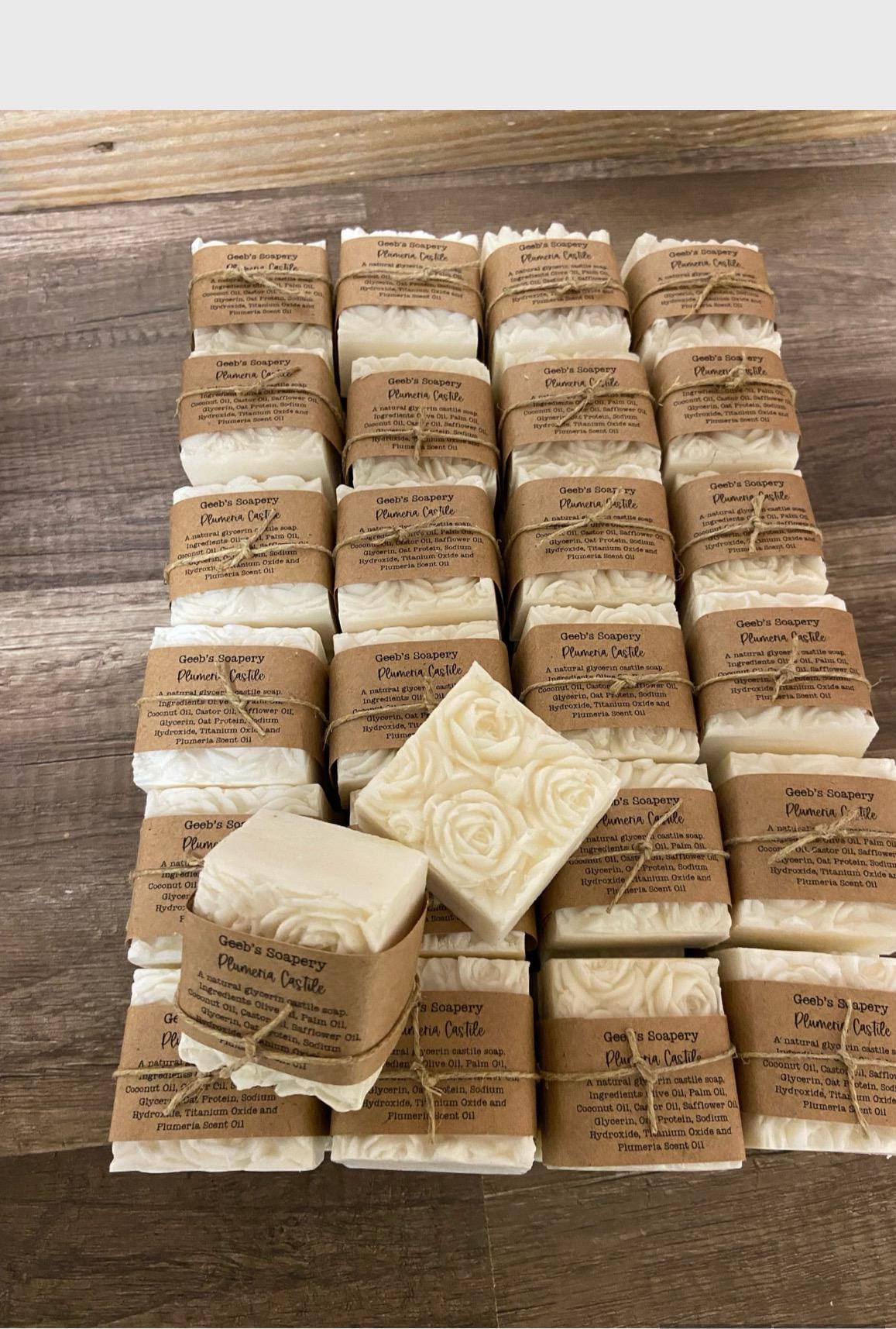 Custom Made Soaps 2.5 Oz With Custom Imprinted Labels - Half of a Full ...