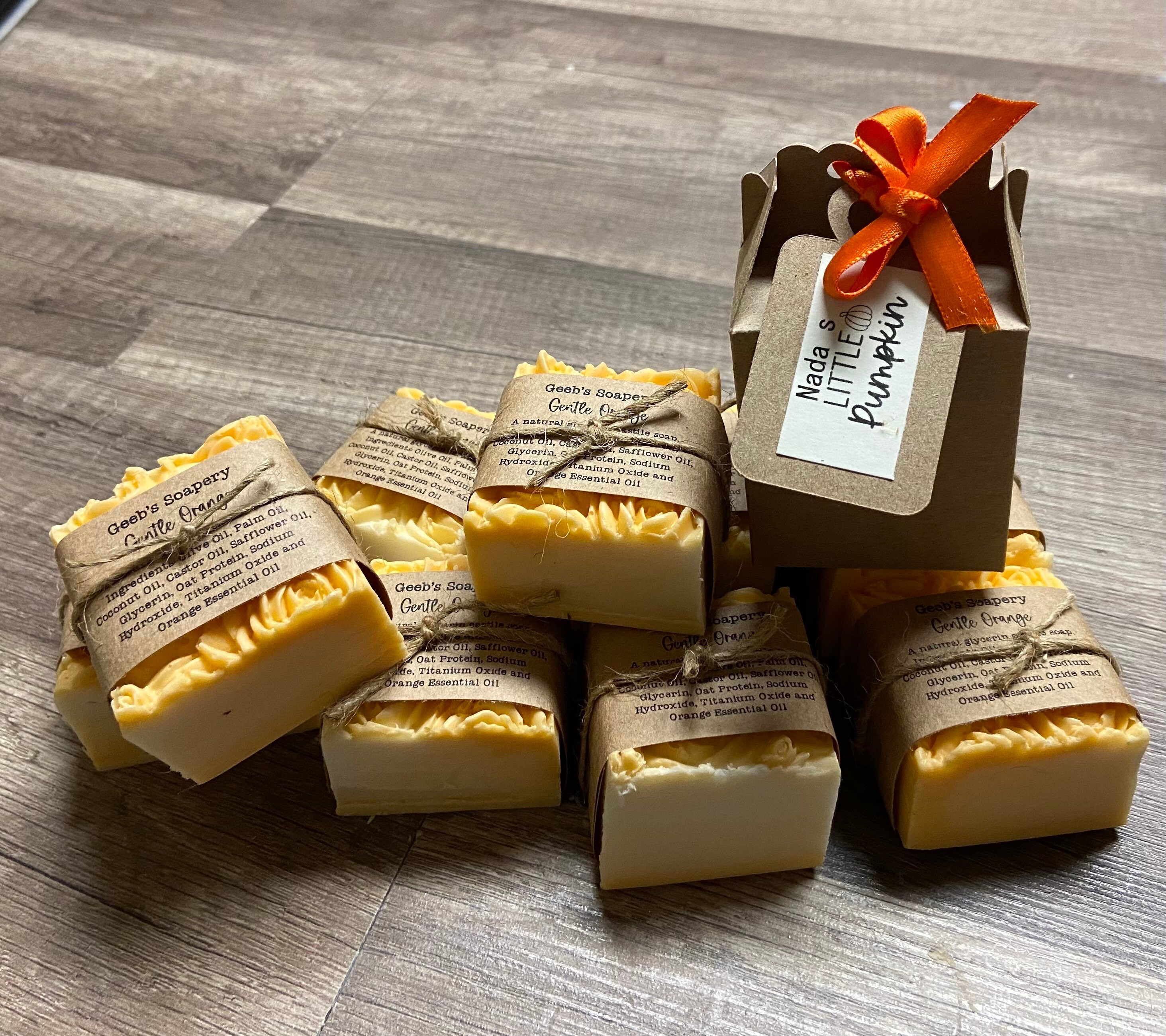 Custom Made Soaps 2.5 Oz With Custom Imprinted Labels Half of a Full ...