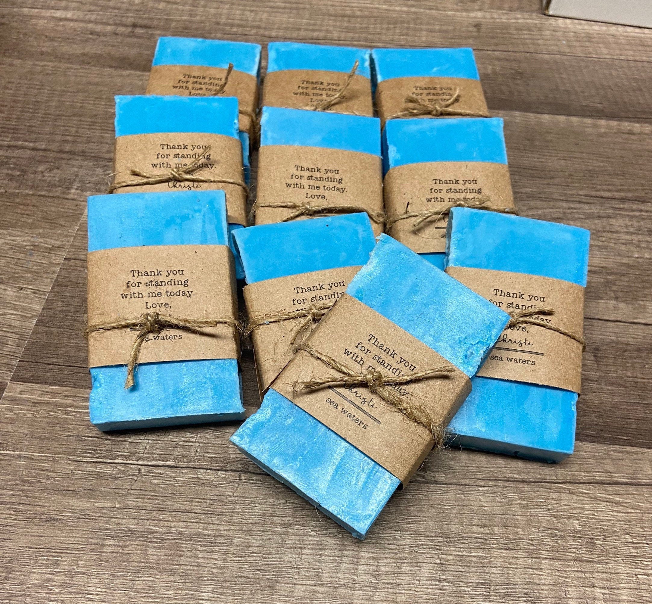 Custom Made Soaps 2.5 Oz With Custom Imprinted Labels Half of a Full ...