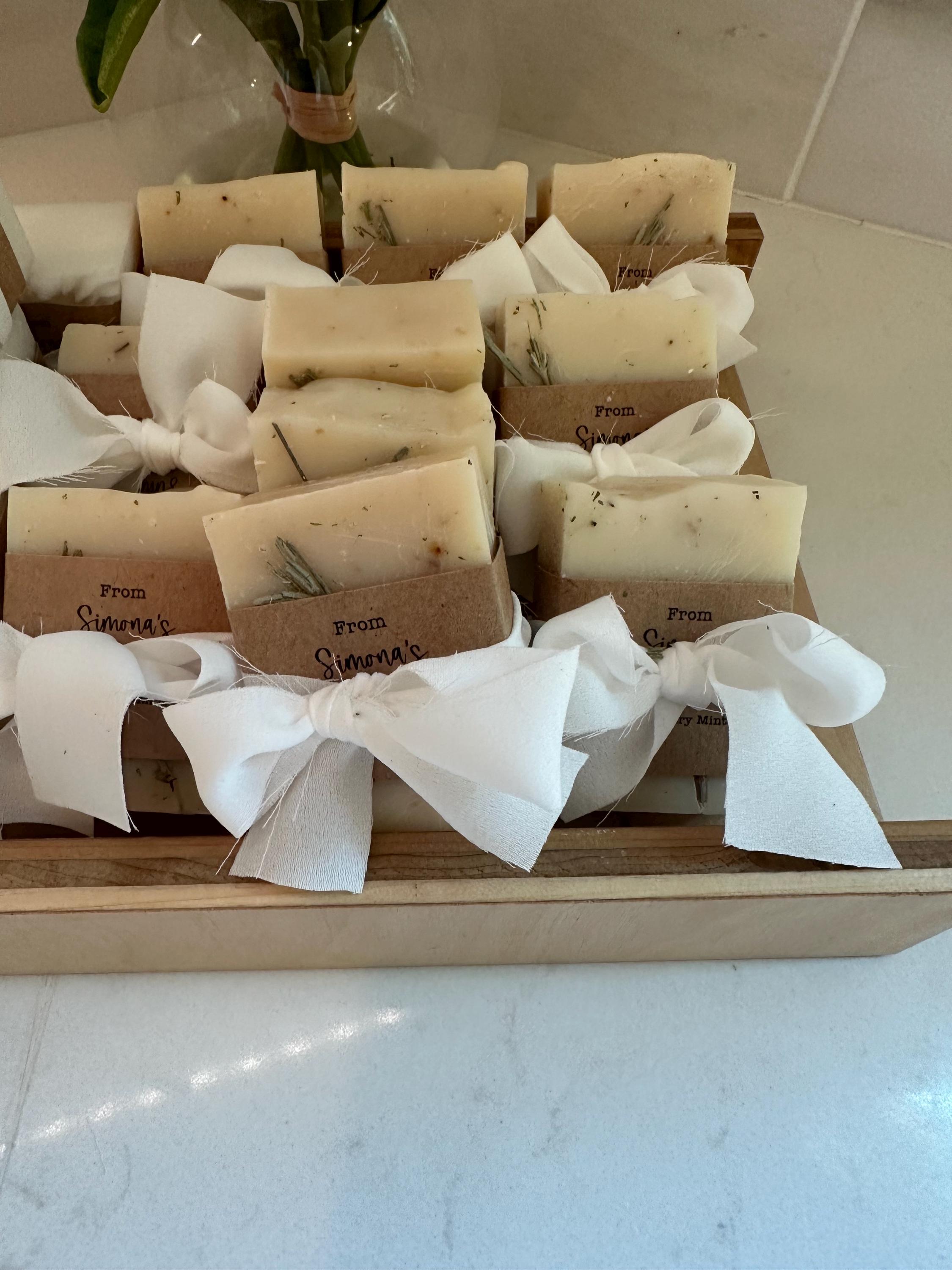 Custom Made Soaps 2.5 Oz With Custom Imprinted Labels - Half of a Full ...