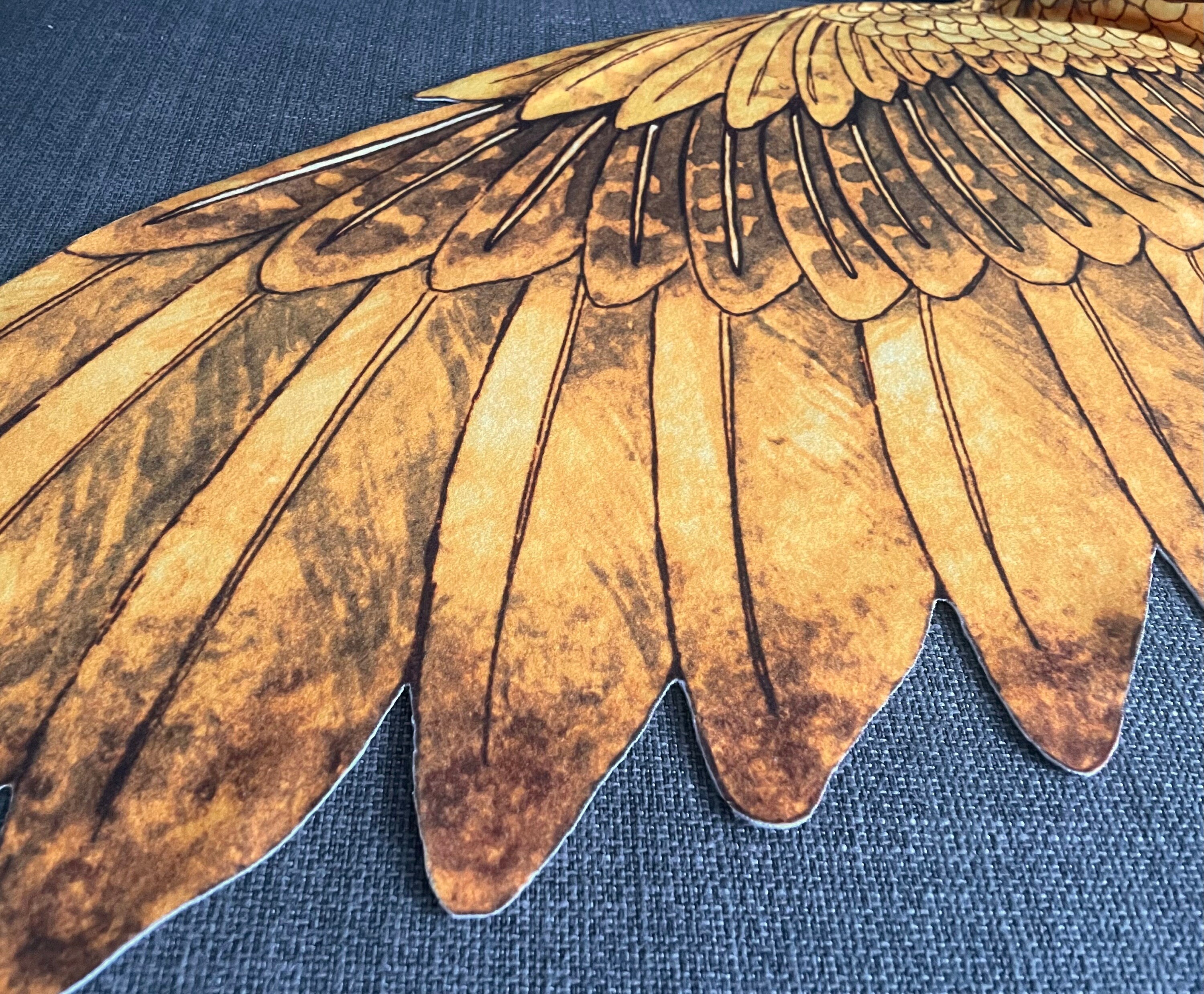 Wings Shoulder Shawl hawk - Etsy