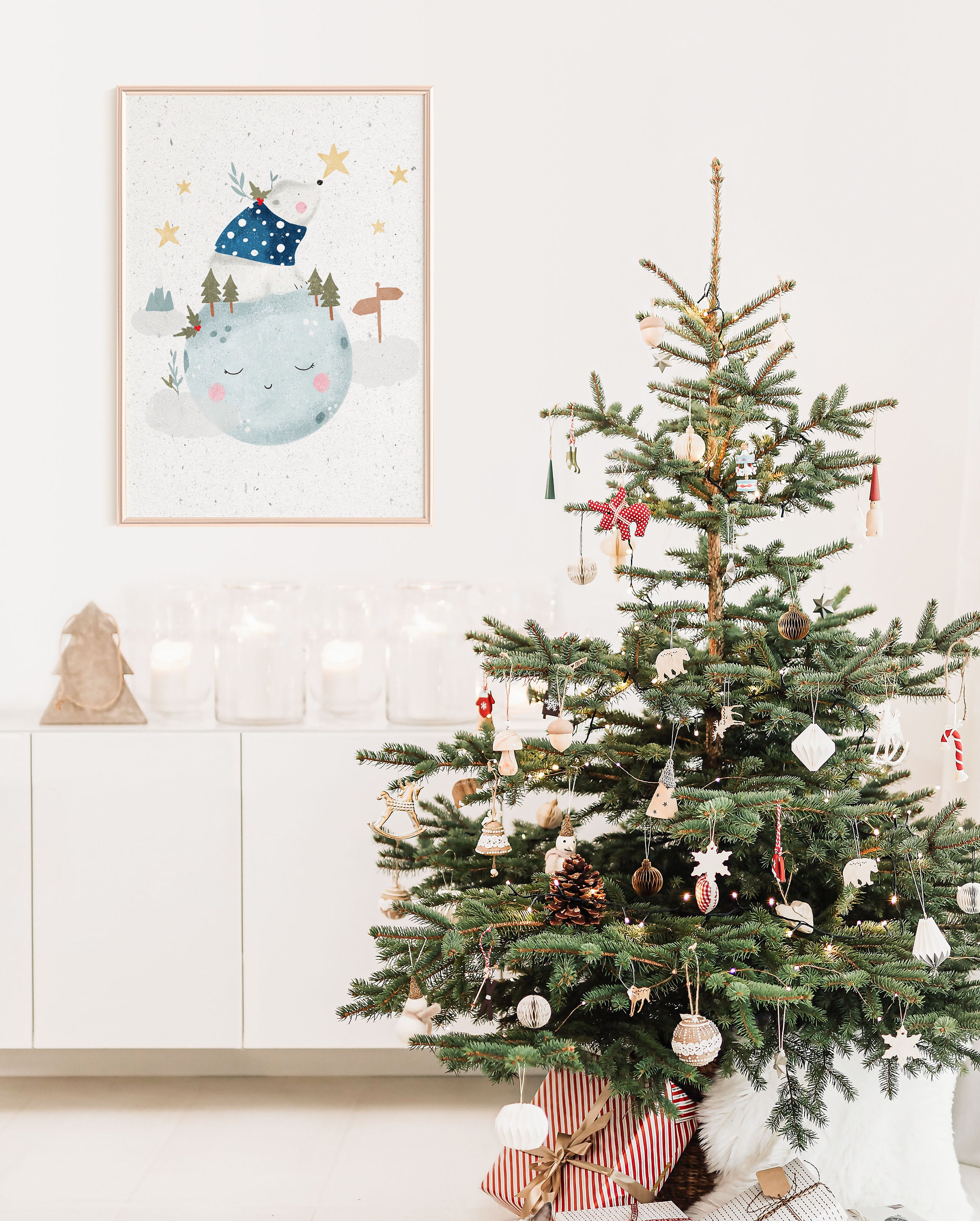 Printable Christmas Wall Art, Christmas Print Digital, Christmas ...