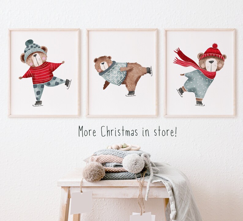 Printable Christmas Wall Art Christmas Print Digital - Etsy