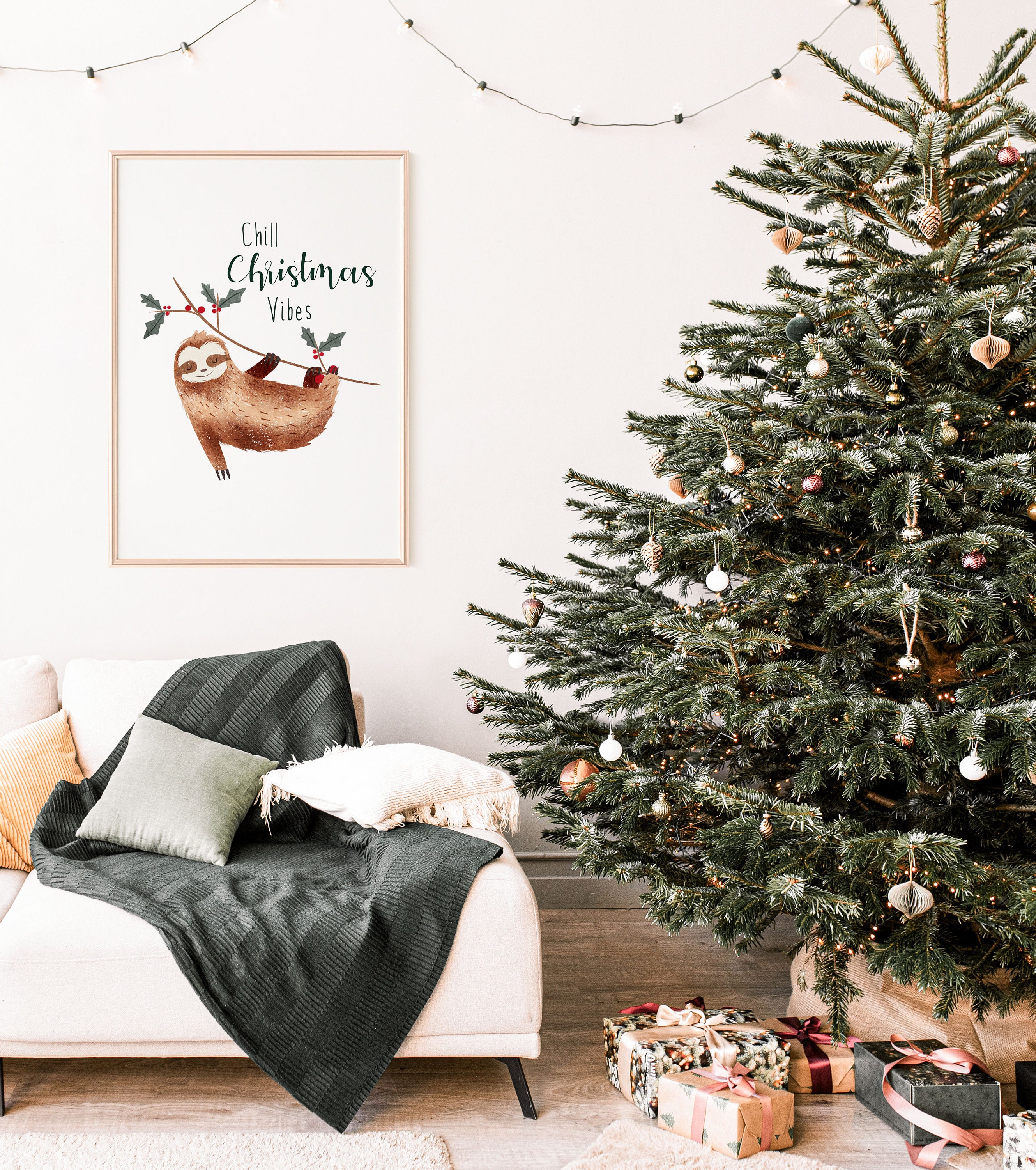 Printable Christmas Wall Art Christmas Print Digital - Etsy