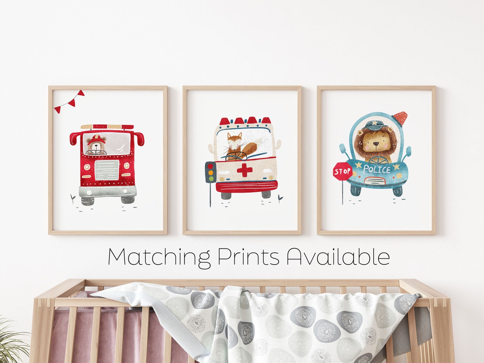 Fire Truck Print, Fire Engine Nursery Decor, Fireman Kids Print, Boy ...