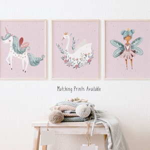 Unicorn Digital Print, Fairytale Nursery Decor, Unicorn Printable ...