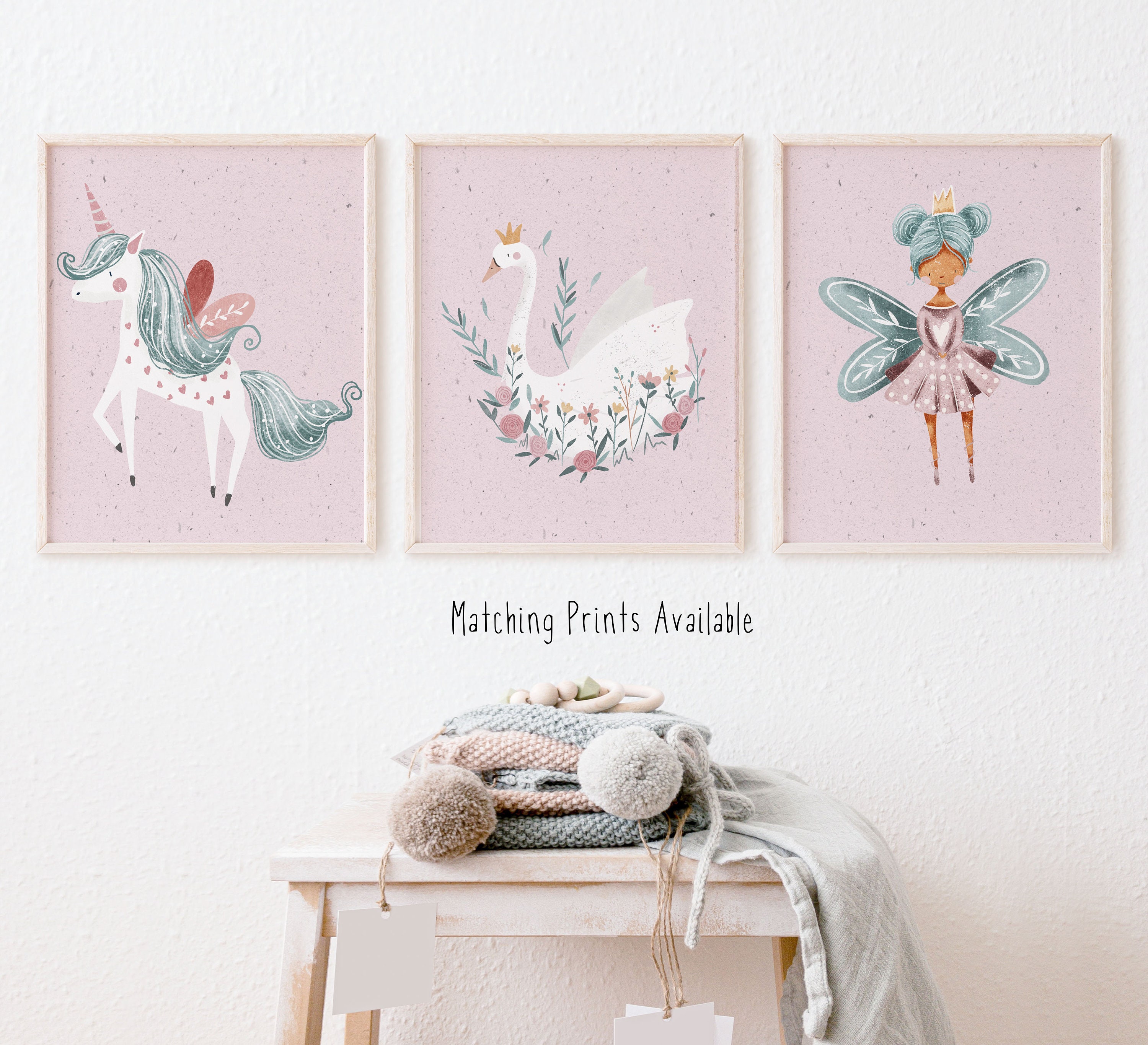 Unicorn Digital Print, Fairytale Nursery Decor, Unicorn Printable ...