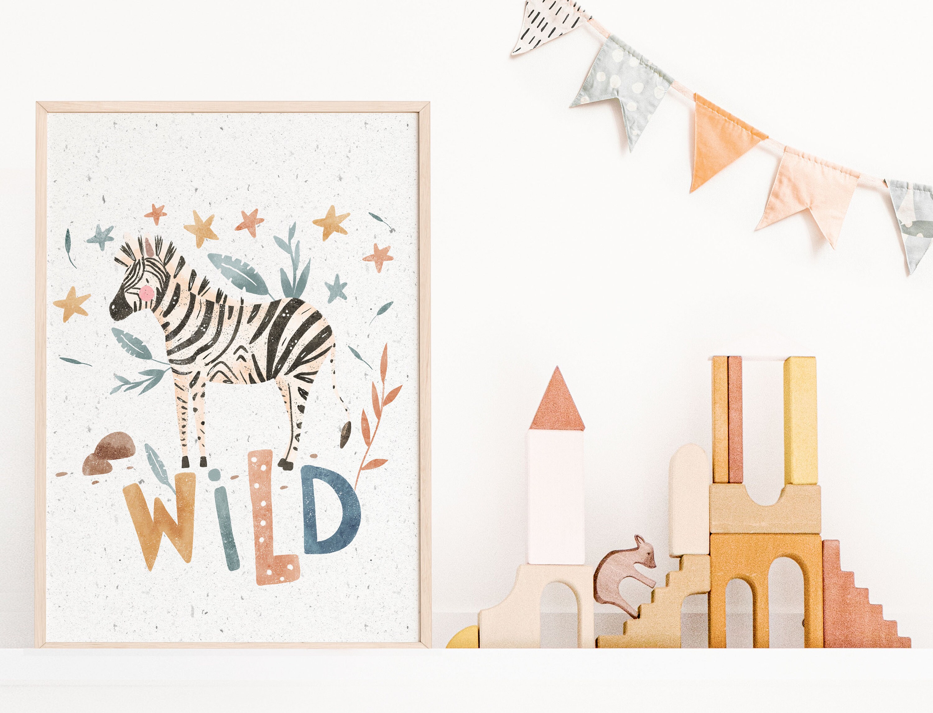 Zebra Digital Print, Safari Printable Wall Art, Zebra Printable, Safari ...