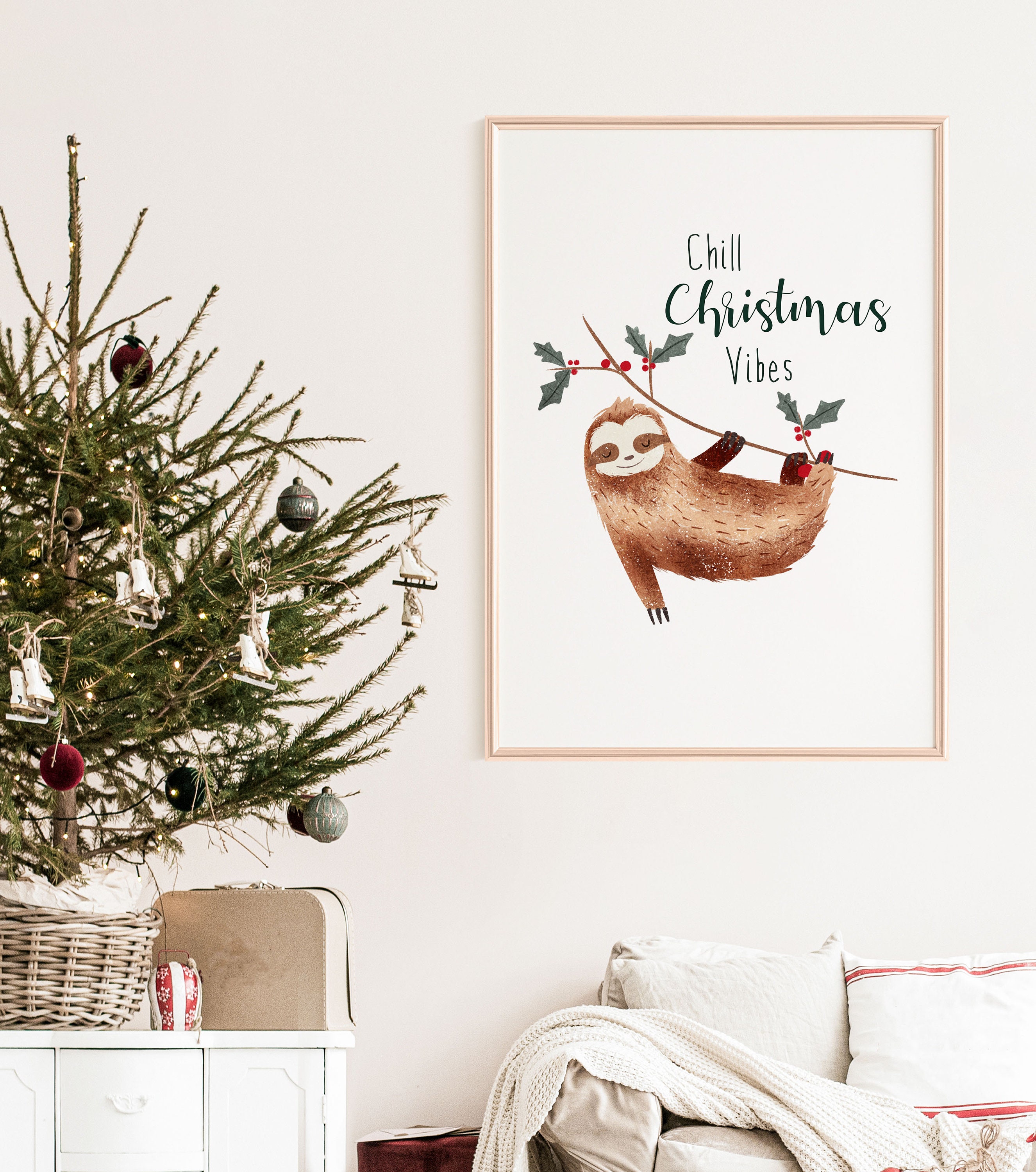 Printable Christmas Wall Art Christmas Print Digital - Etsy